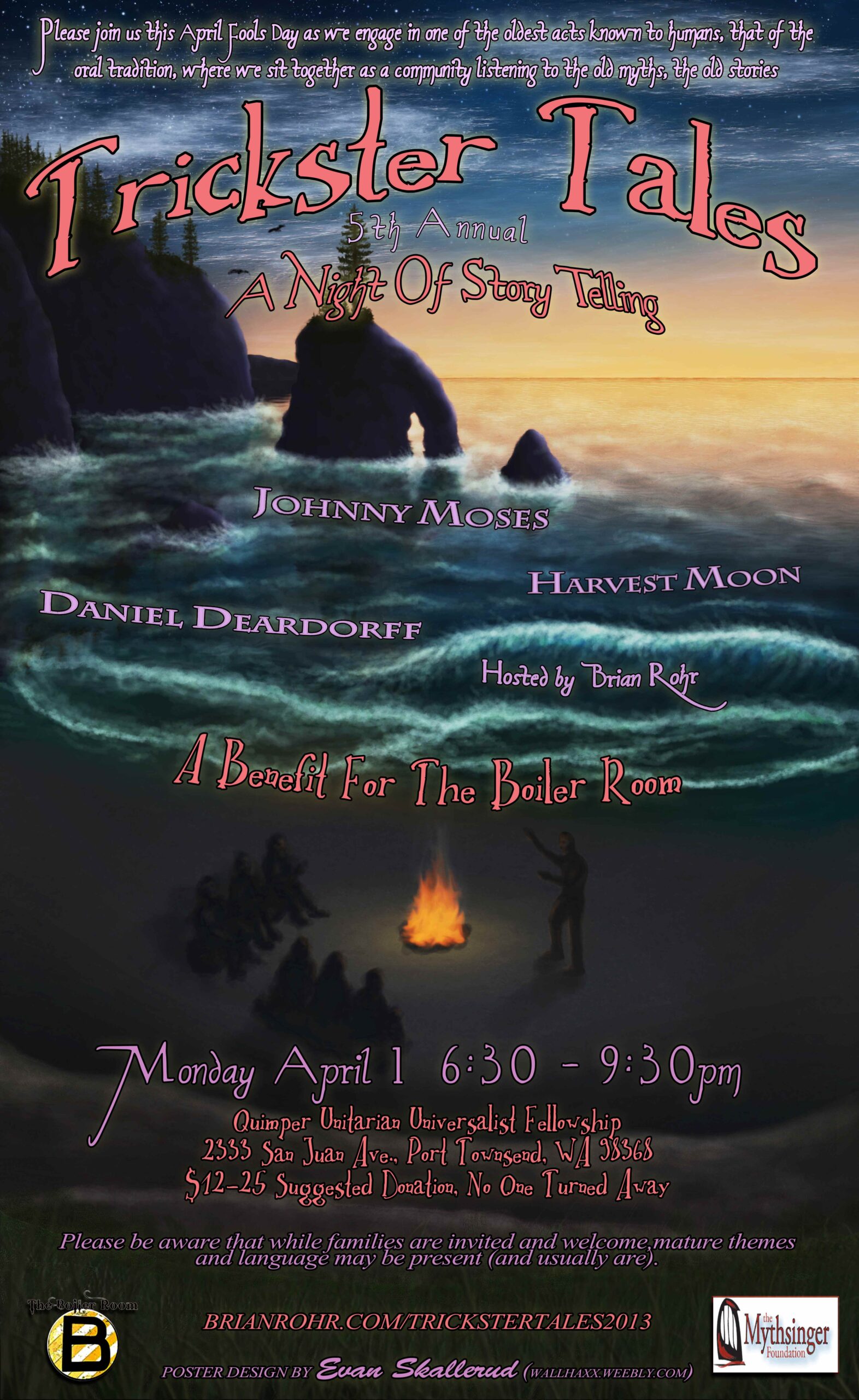5th Annual Trickster Tales: A Night of Storytelling - Brian Rohr | Poet ...